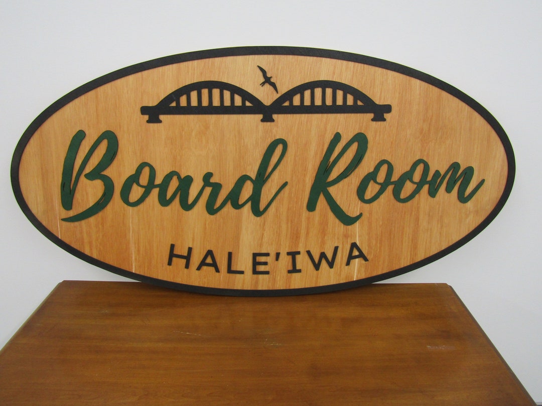 Custom Oval Business Sign Commercial Signage Over Sized Logo ...