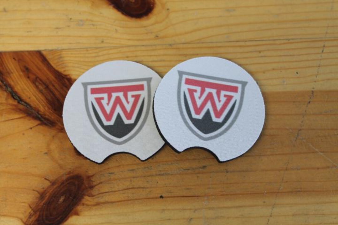 Westfall Mustangs Local School Logo Gift Set Wholesale Bulk Car Coaster ...