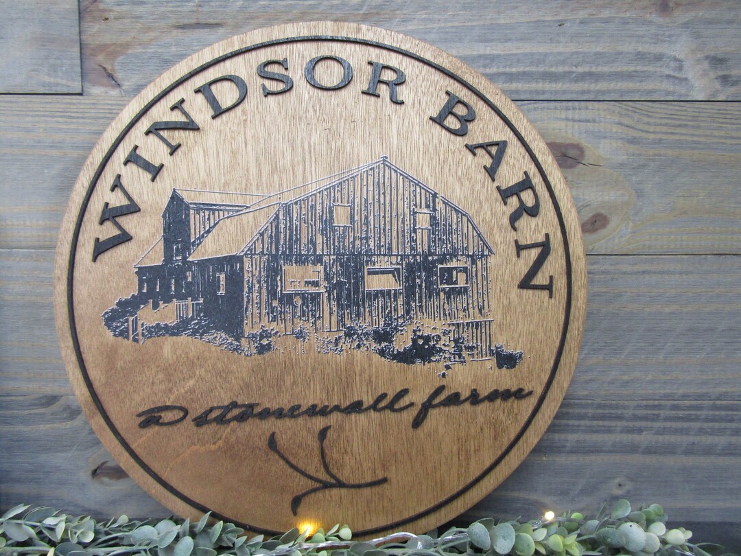 Family Farm Business Windsor Barn Establishment Printed Photo ...