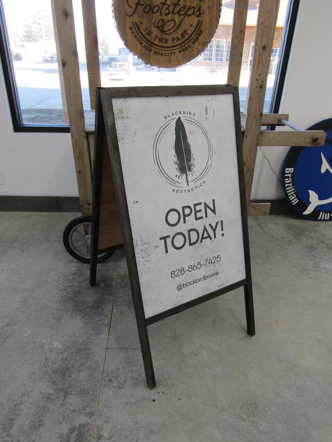 Sidewalk Sign A Frame Folding Sign Affordable Business Sign Your Logo ...