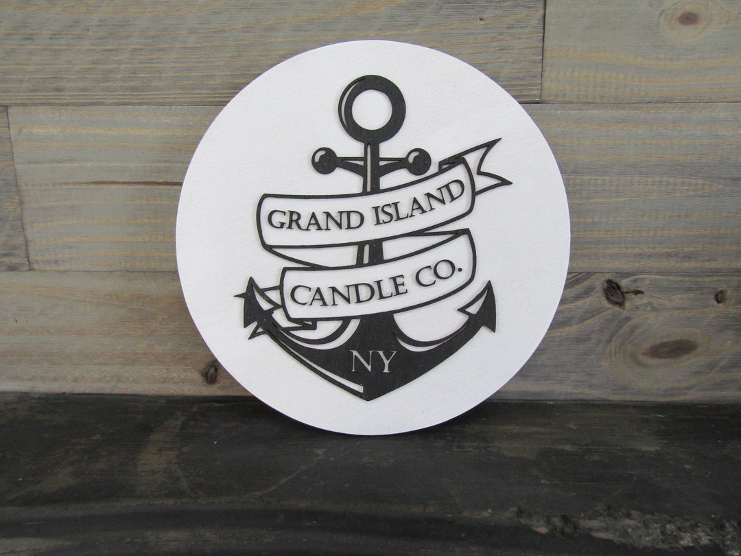 Candle Company Custom Sign Candle Maker Sign Round Business Commercial ...