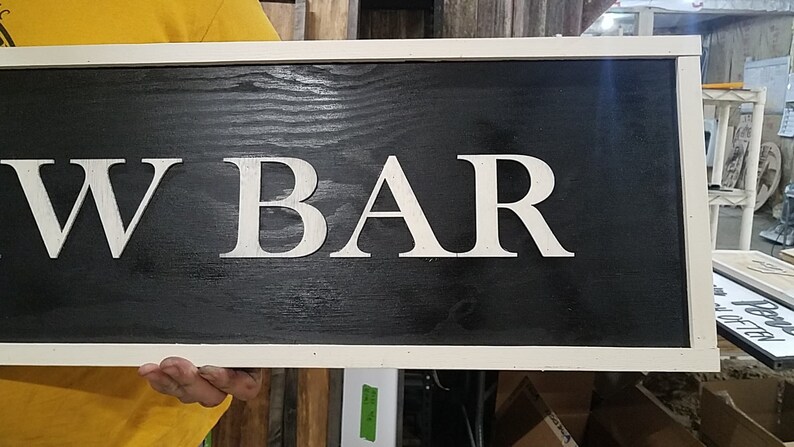 Large Custom Bar Sign Ranch Farm Restaurant Over-sized | Etsy