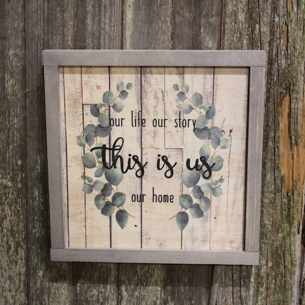 Our Story Sign - Etsy