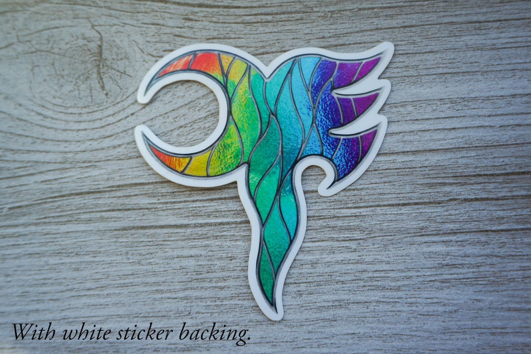 Yawë Transparent Vinyl Sticker - Etsy