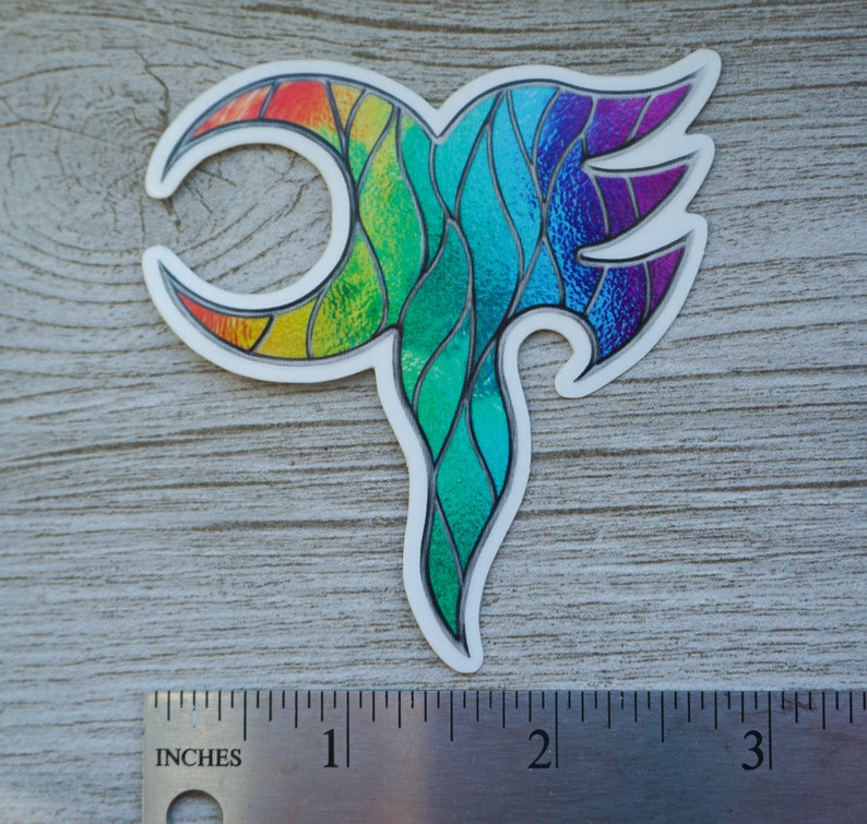 Yawë Transparent Vinyl Sticker - Etsy