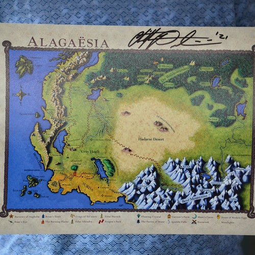 MAP of ALAGAESIA ERAGON Mapchristopher Paolini Eldest - Etsy Israel