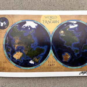 Elëa: World of Eragon Map Print - Etsy
