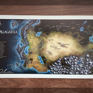 Map of Alagaësia - by Spenser Farnes - Etsy