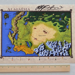 Map of Alagaësia Print - Color Barnes & Noble Edition - Etsy