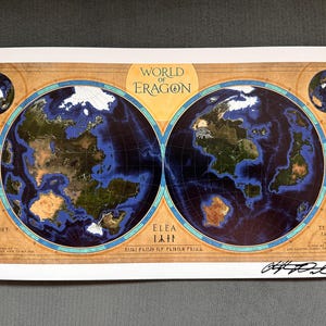 Elëa: World of Eragon Map Print - Etsy