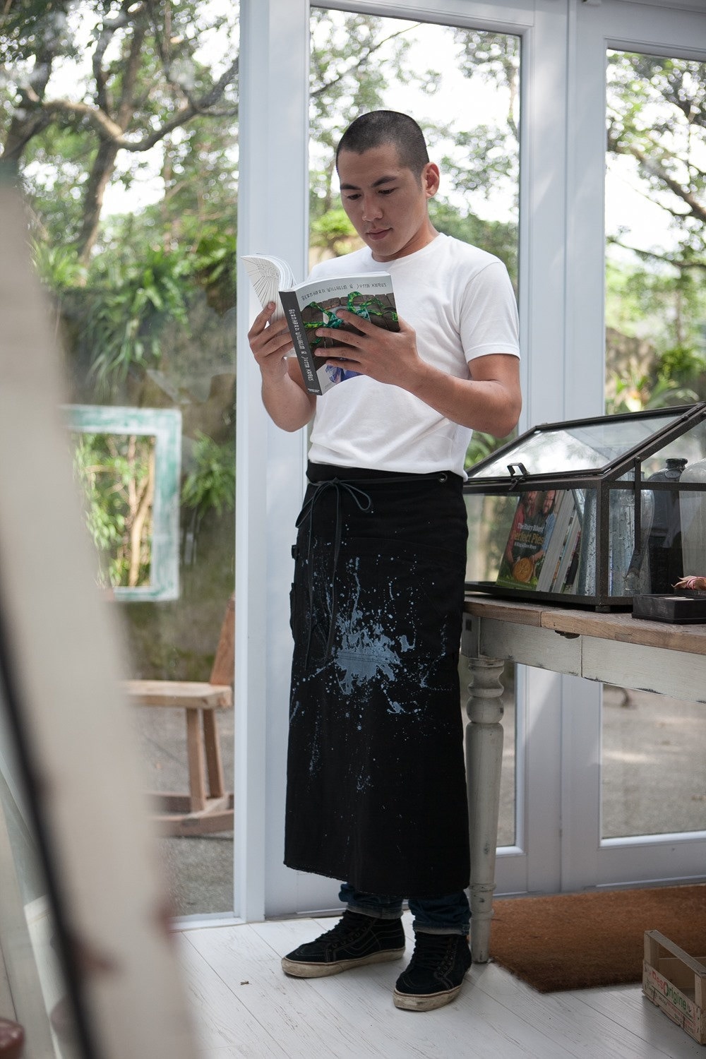 Half Apron Cafe Apron Cafe Apron Apron for Men & Women Waist Apron ...