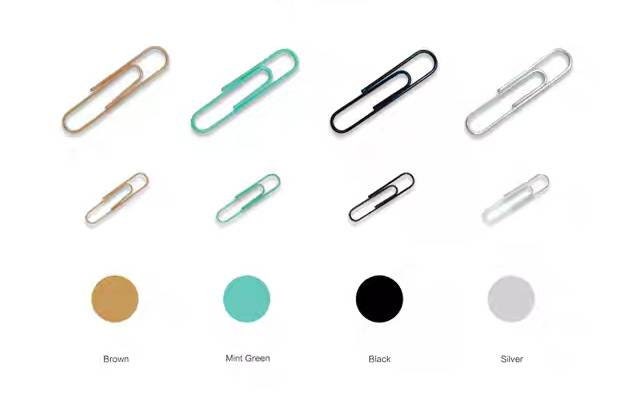 Pastel and Coral Multi Colored Paper Clip 12 Pieces Purple | Etsy