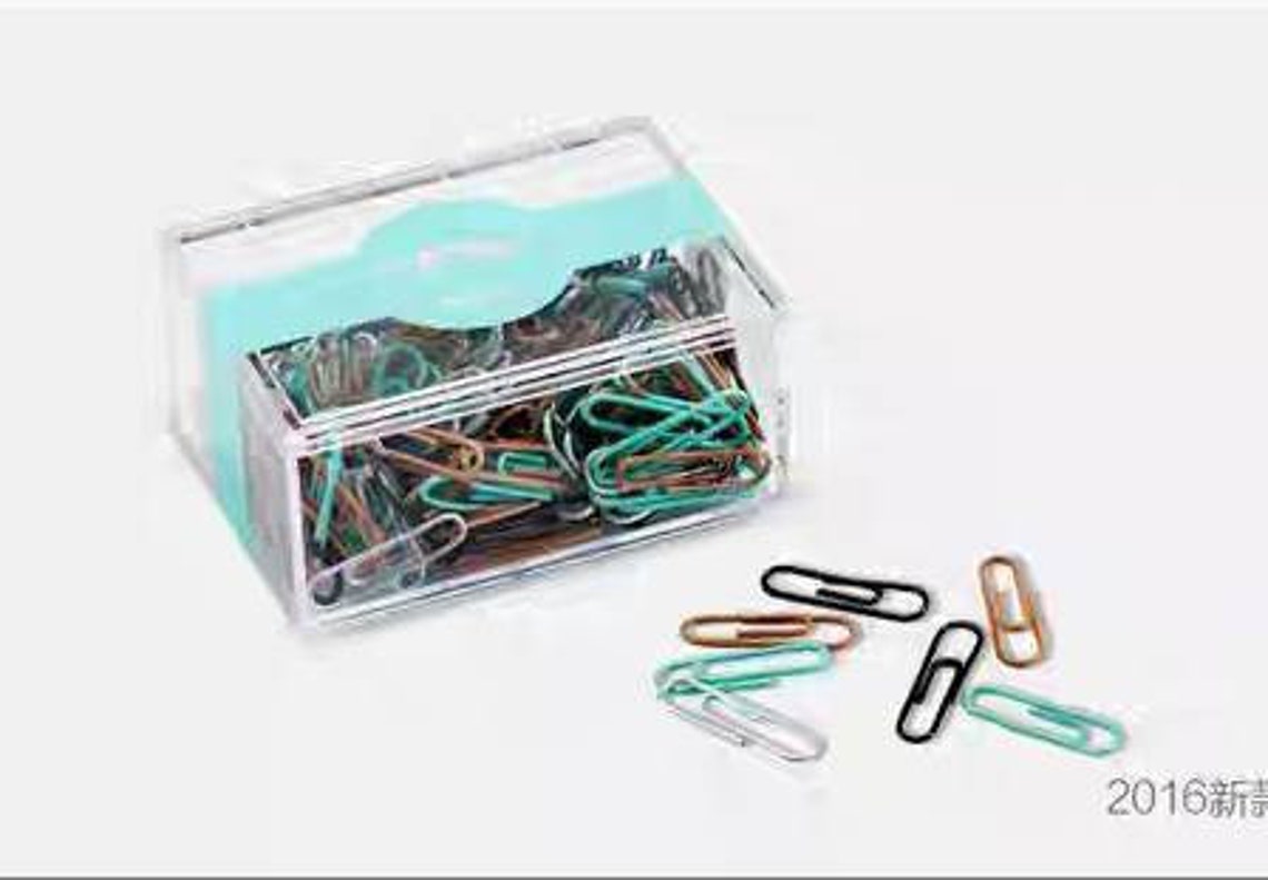 Pastel and Coral Multi Colored Paper Clip 12 Pieces Purple | Etsy