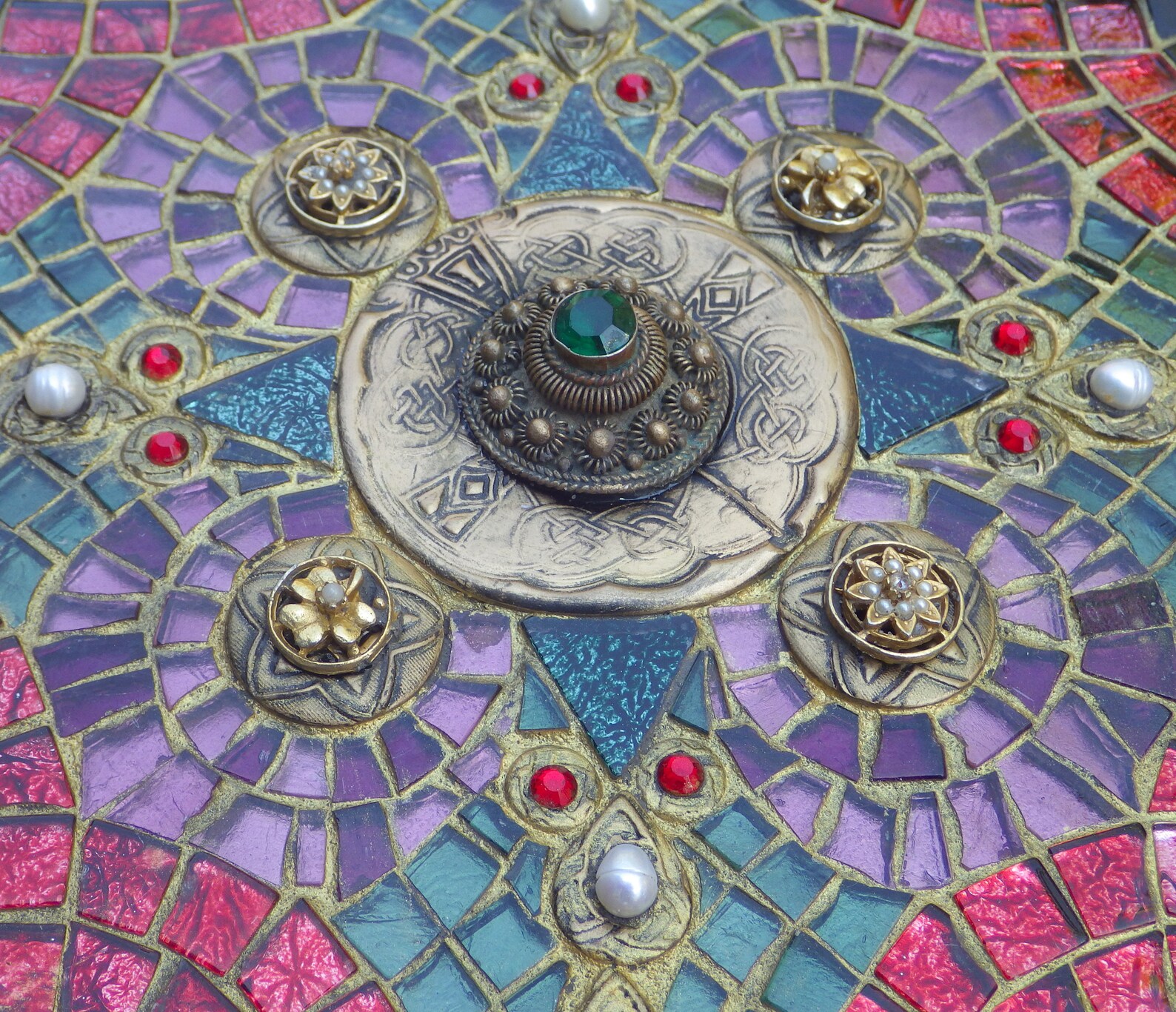 Dorestad Fibula Mosaic Mixed Media Mosaic Based on an 8th | Etsy