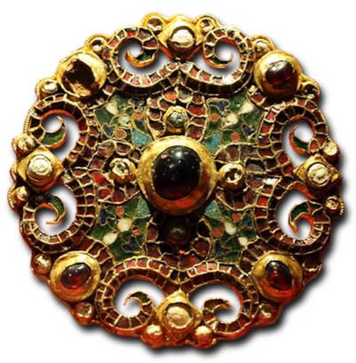 Dorestad Fibula Mosaic Mixed Media Mosaic Based on an 8th | Etsy