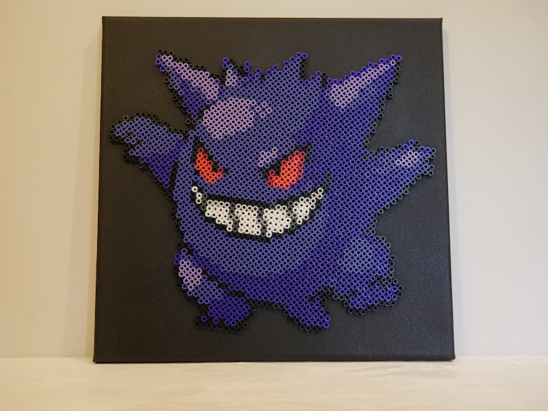 Gengar Pixel Art - Etsy