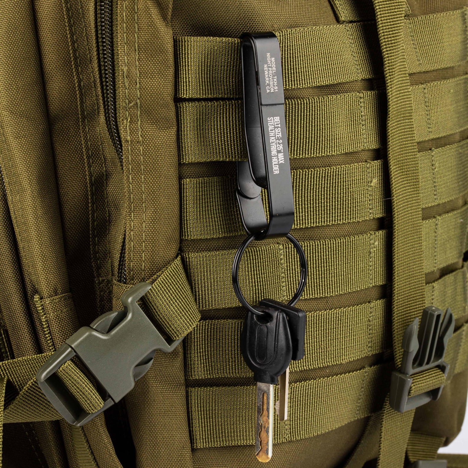 NP NIGHT PROVISION Tactical Key Ring Holder for Duty Belts, Quick ...