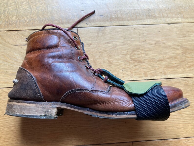 Leather Cafe Racer Boot Shoe Protector Shifter. Hand Made to - Etsy