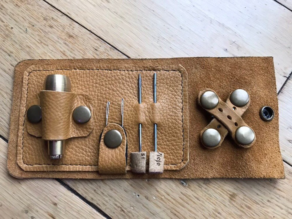 Handmade Bushcraft Leather Sewing & Maintenance Kit. You - Etsy