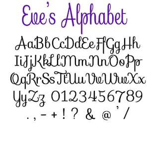 Eve's Full Alphabet (PLUS Flower, Heart & Butterfly and Vowels With ...