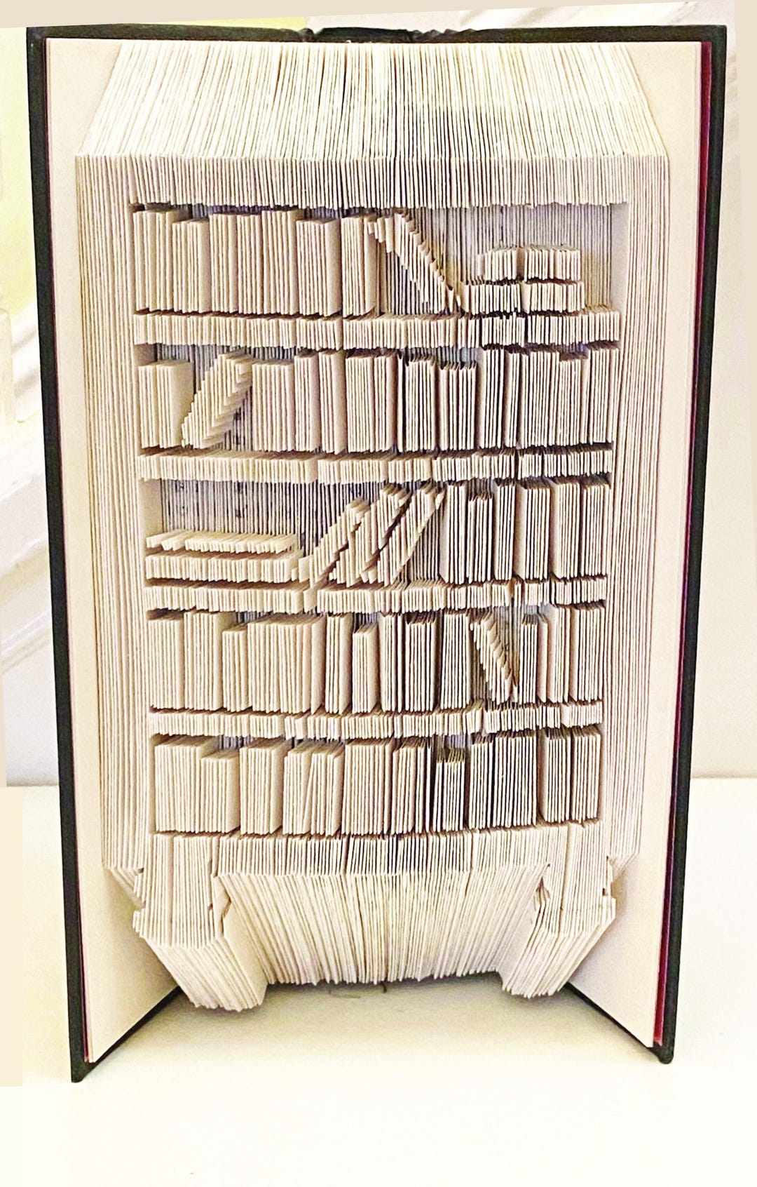 Bookcase 180 COMBI Book Folding Pattern digital Download PATTERN 23cm ...