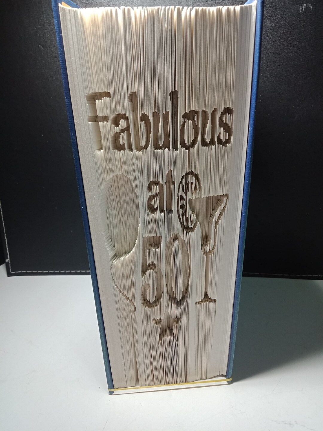 Fabulous at 50 CUT & Fold Book Folding Pattern (digital Download ...