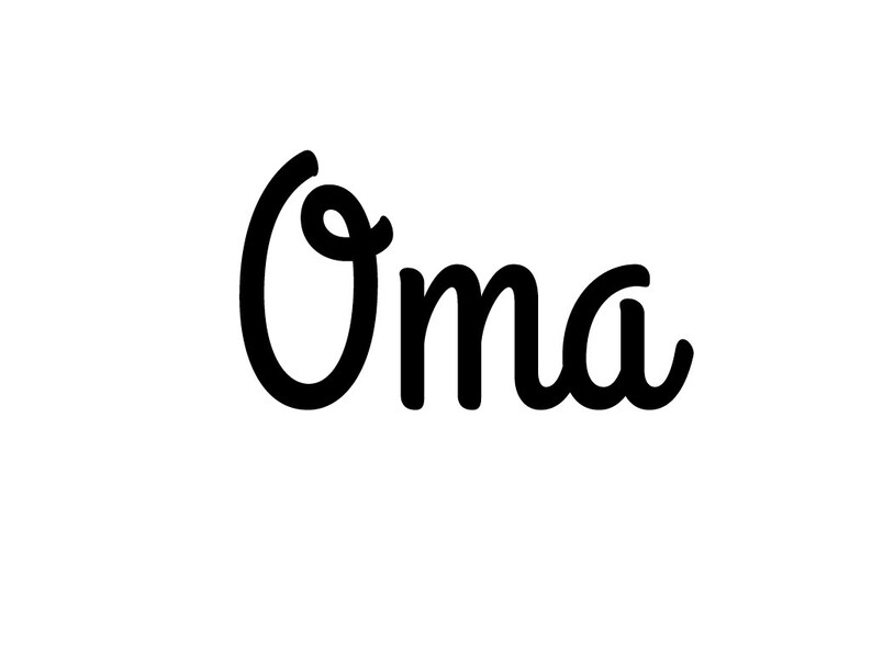 Oma, (grandma in German), MMF Book Folding Pattern(digital Download ...