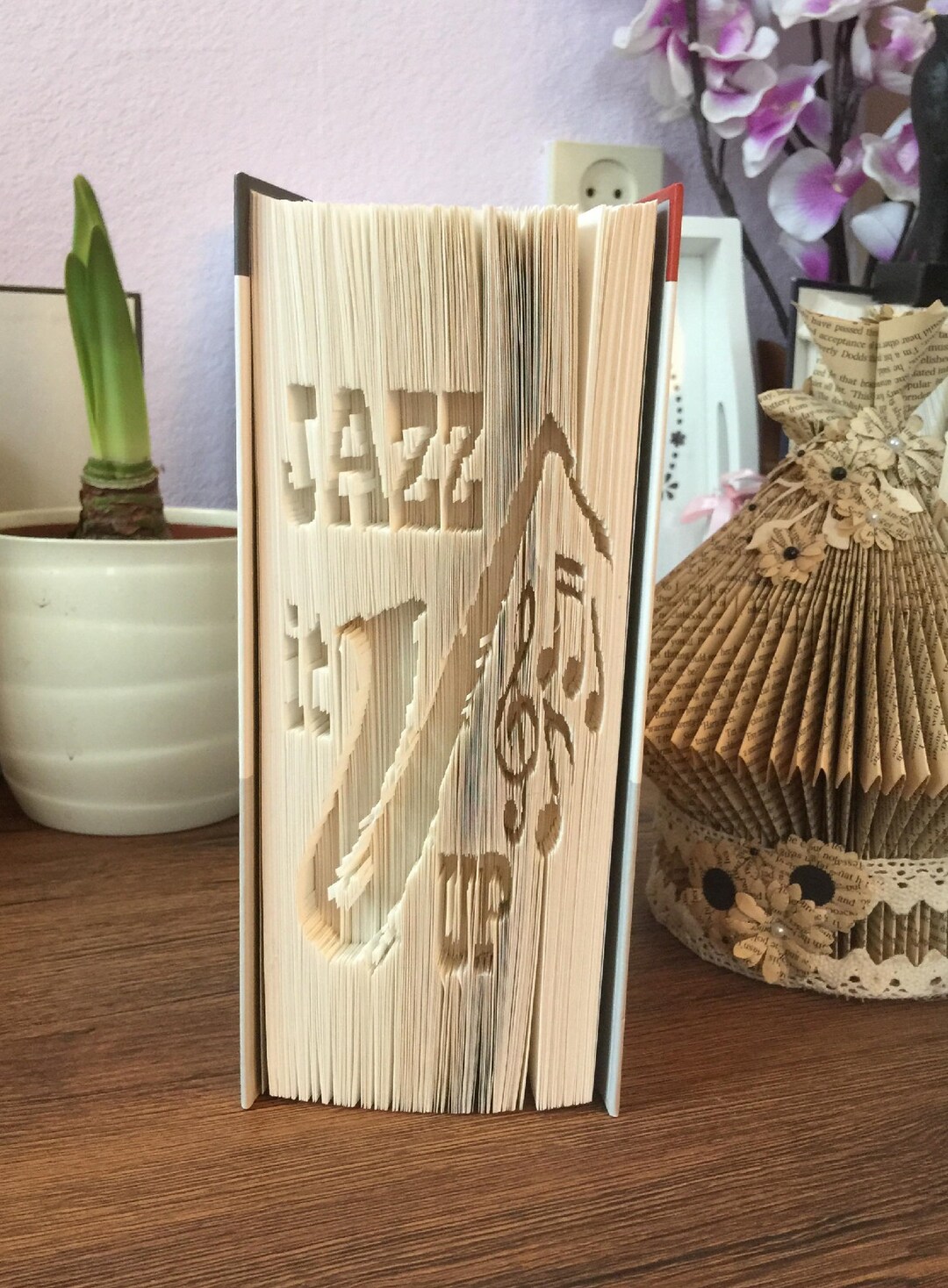 Jazz It up CUT & Fold Book Folding Pattern (digital Download PATTERN ...
