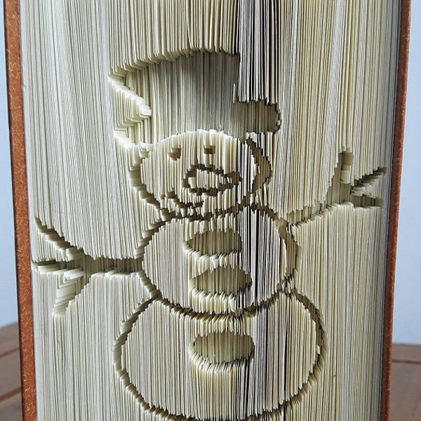 Book Snowman - Etsy