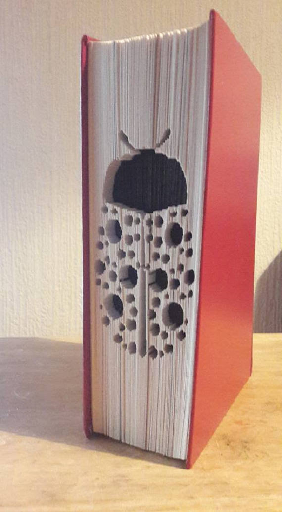 Bubble Ladybird Ladybug Cut & Fold Book Folding Pattern | Etsy