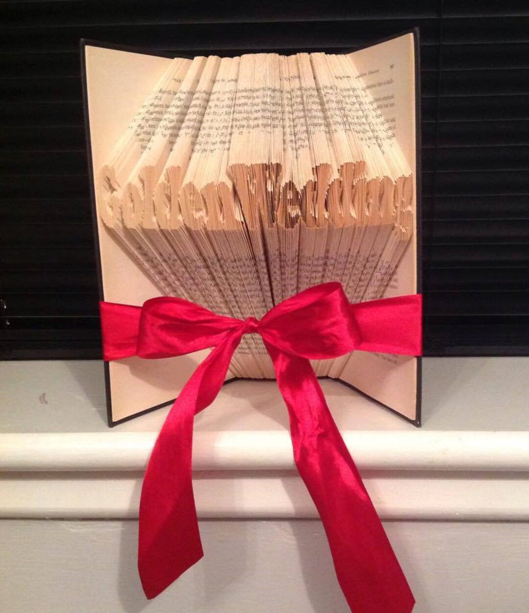 Golden Wedding Book Folding Pattern digital Download PATTERN - Etsy