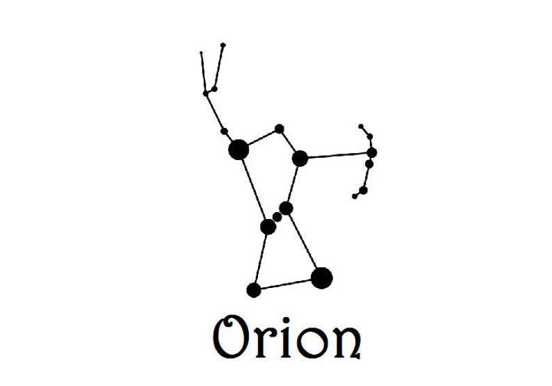 Orion Constellation Cut & Fold Book Folding Pattern digital - Etsy