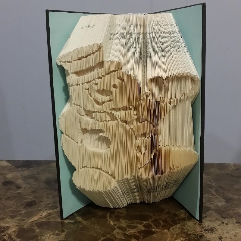 Book Snowman - Etsy