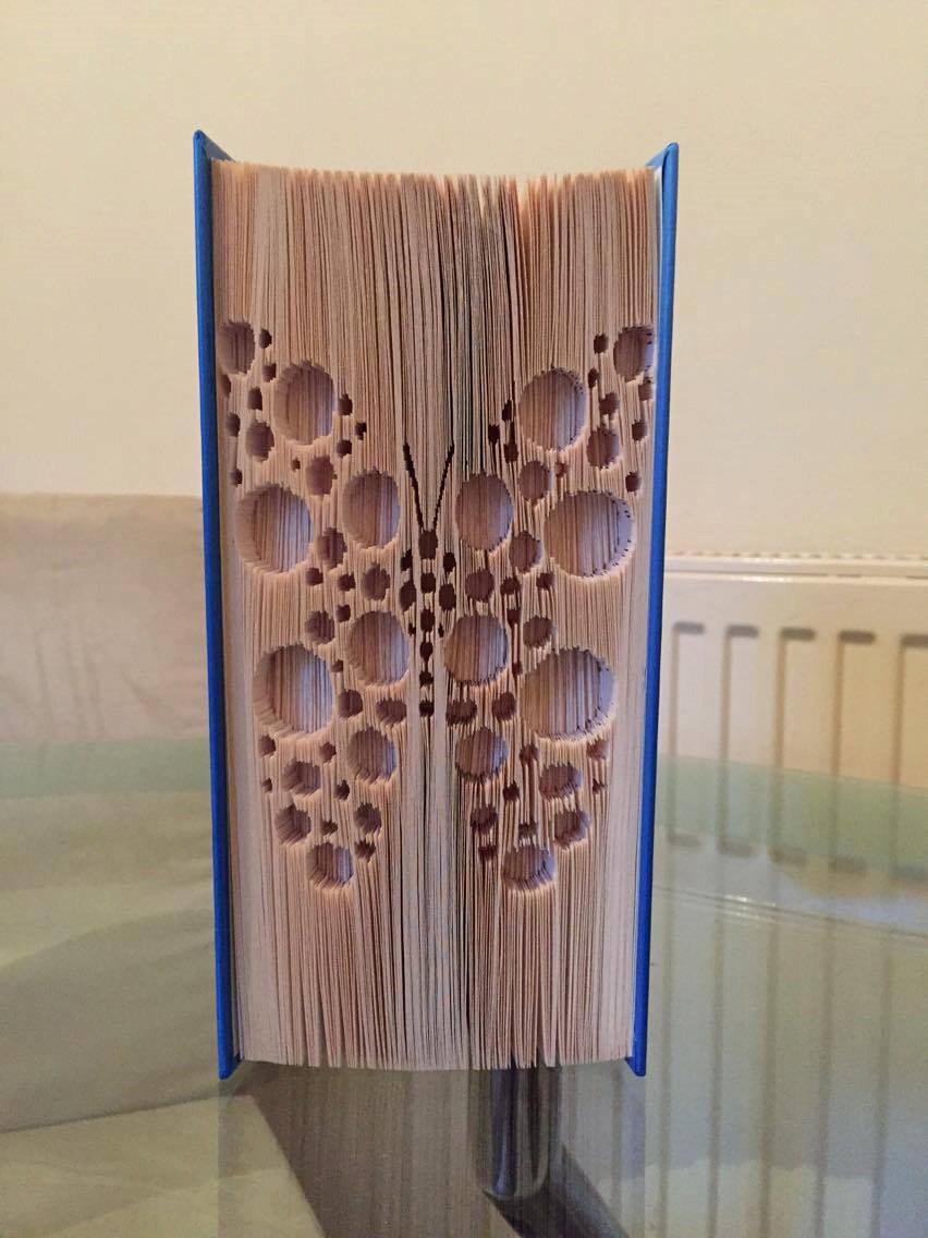 Bubble Butterfly Book Folding Pattern digital Download | Etsy