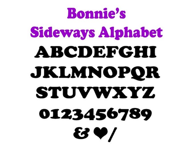 Eve's Full Alphabet (PLUS Flower, Heart & Butterfly and Vowels With ...