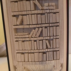 Bookcase 180 COMBI Book Folding Pattern (digital Download PATTERN) 23cm ...
