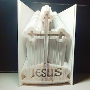 Jesus Cross Combi Book Folding Pattern (digital Download Pattern ...