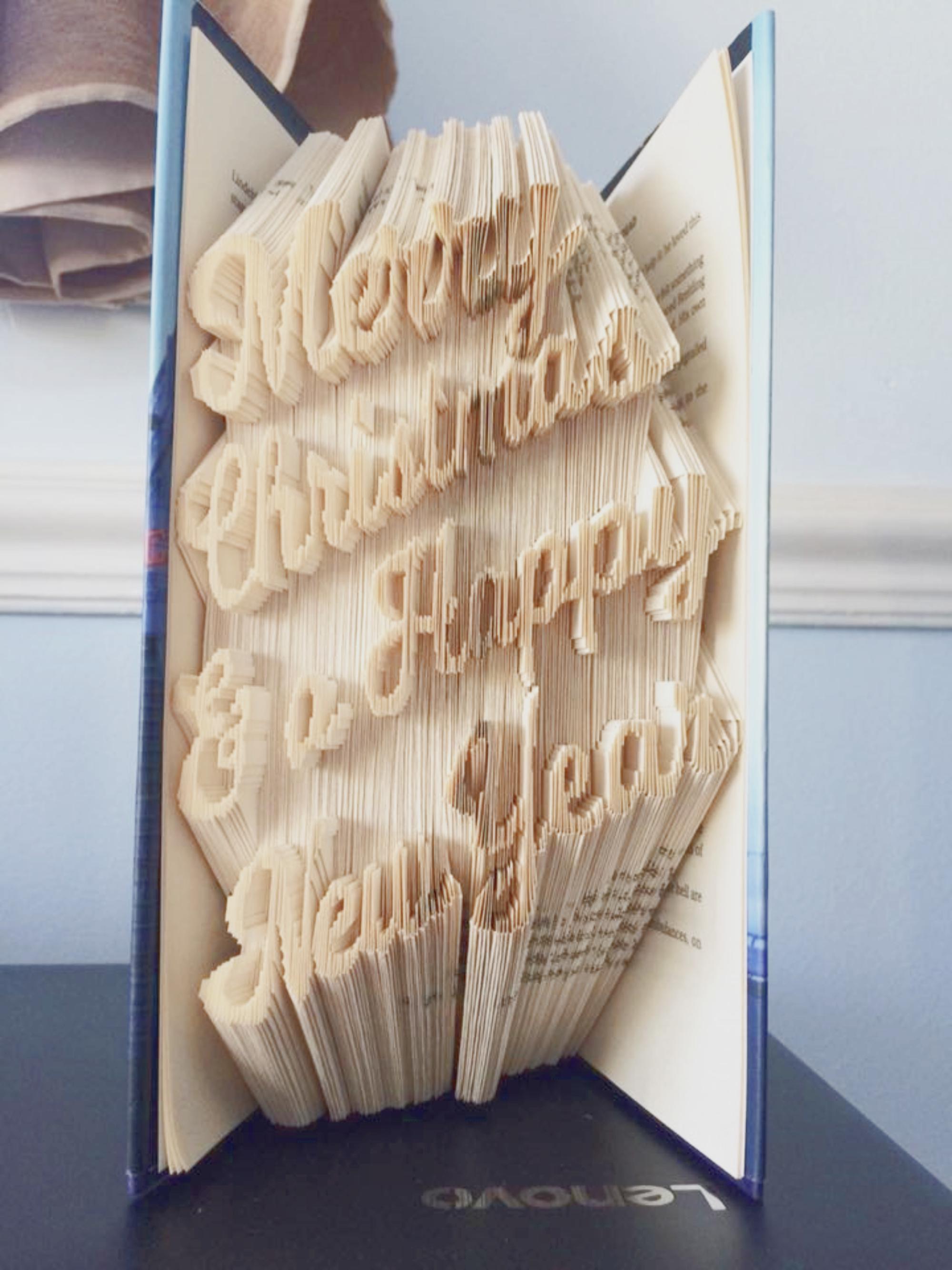 Merry Christmas & a Happy New Year COMBI Book Folding Pattern (digital ...