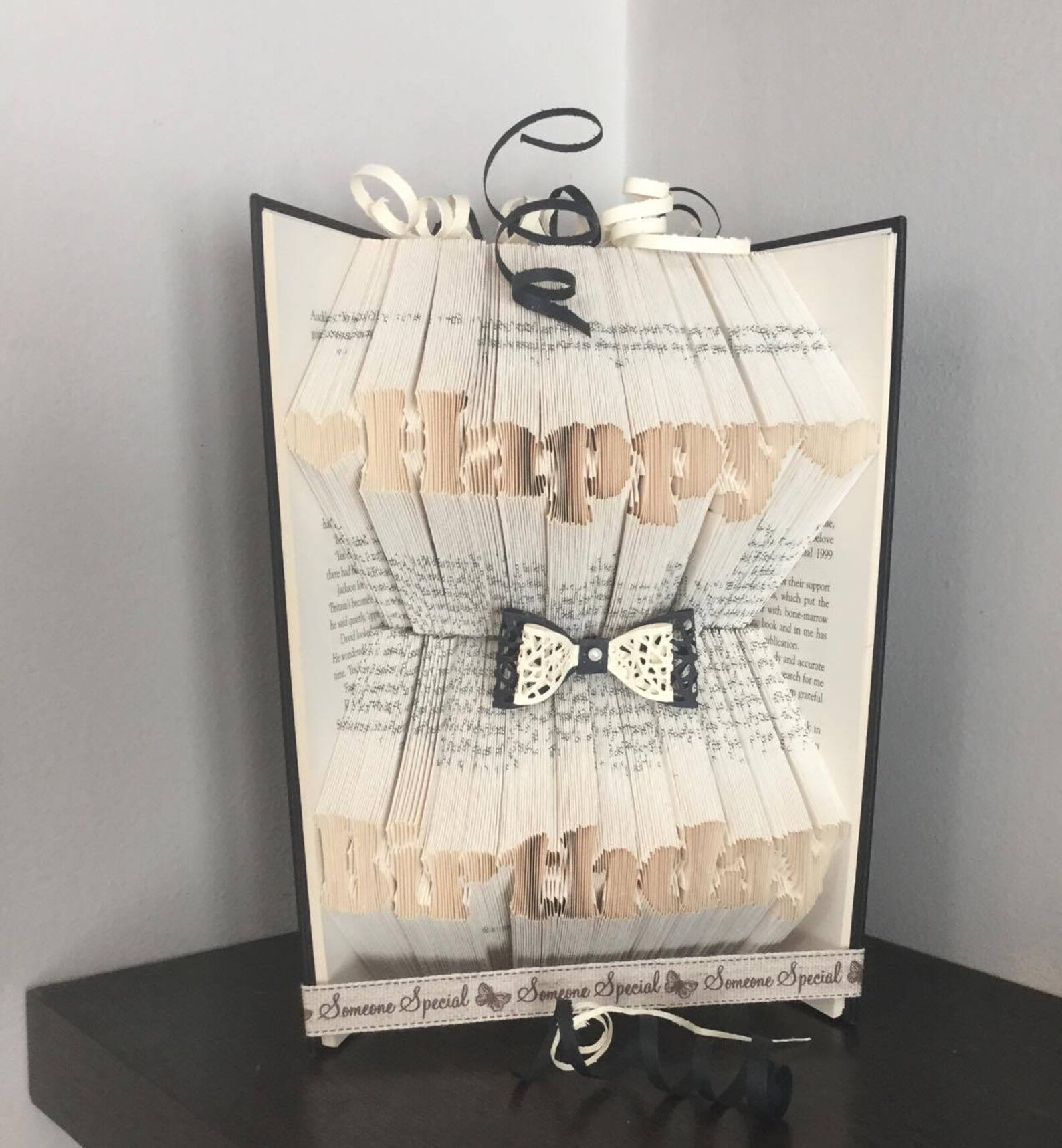 Happy Birthday Cut 2-line MMF Book Folding Pattern (digital Download ...