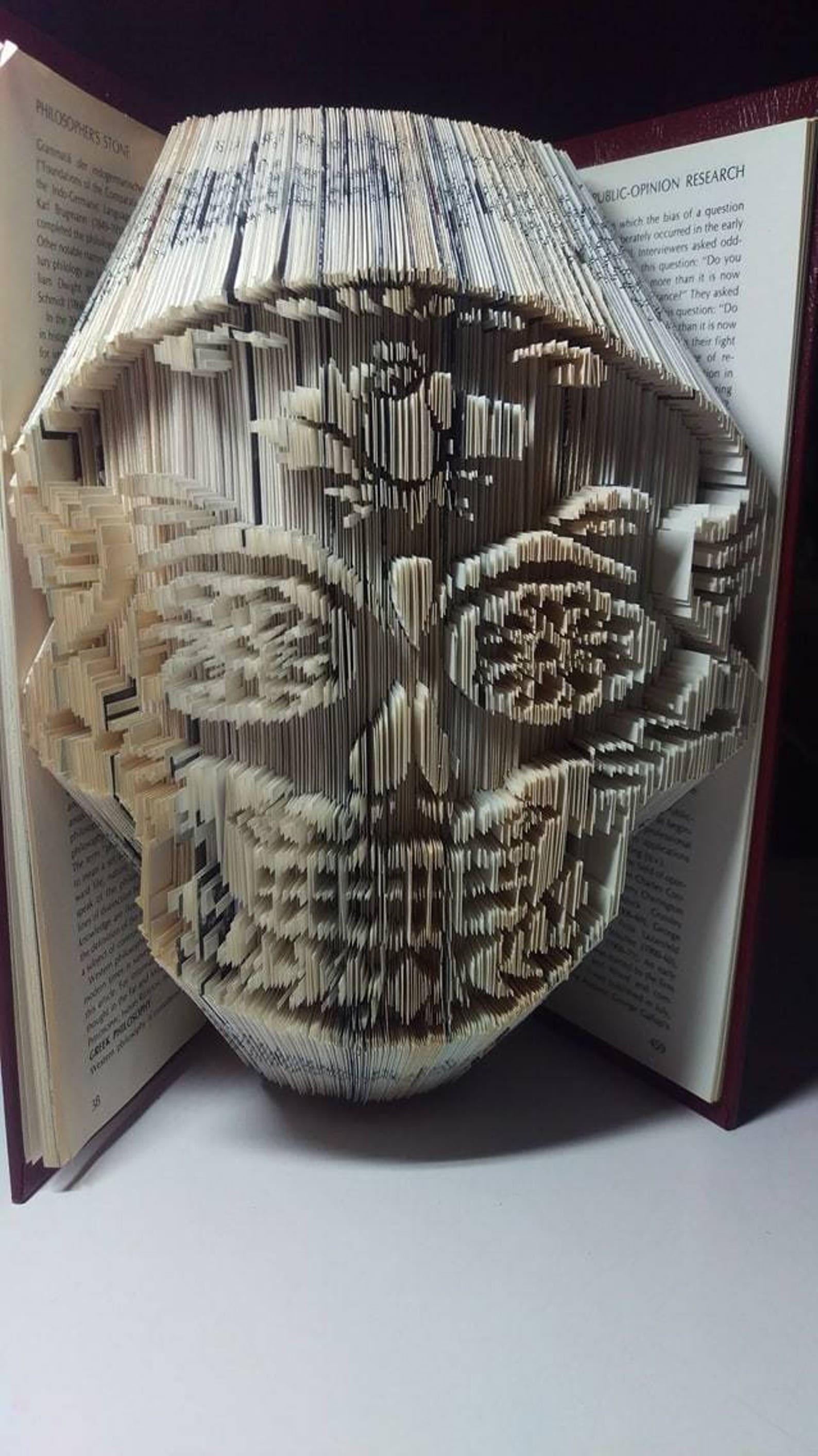 Sugar Skull Day of the Dead Combi Book Folding Pattern | Etsy