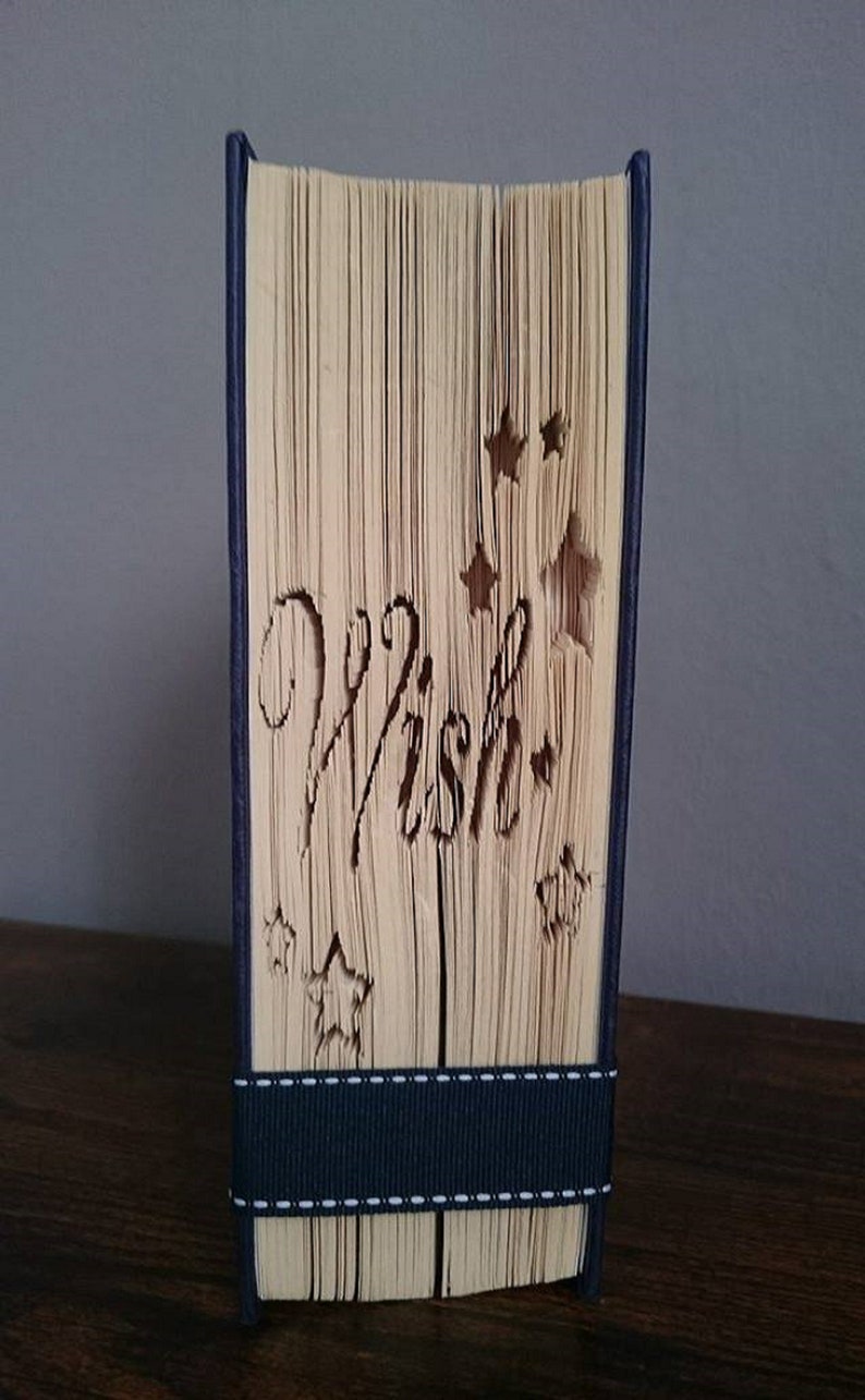 Wish Book Folding Pattern, Cut & Fold (digital Download PATTERN) 20cm ...