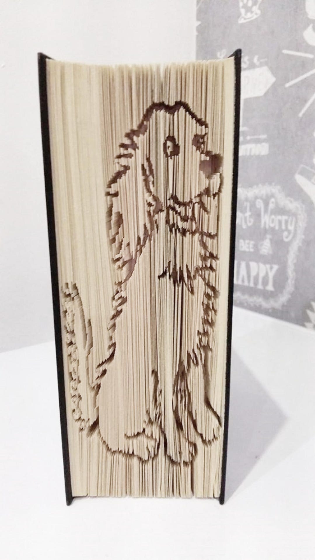 Shaggy Dog Cut & Fold Book Folding Pattern (digital Download PATTERN ...