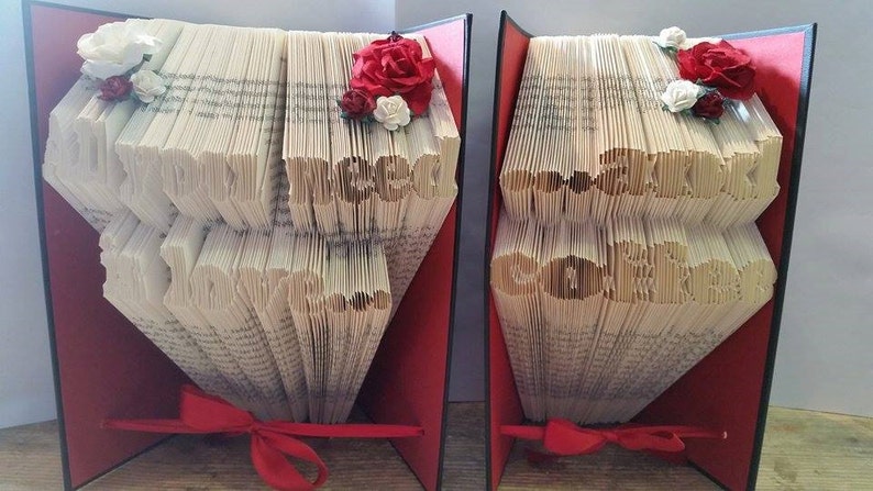 All You Need is Love...and Coffee Bookend Book Folding | Etsy