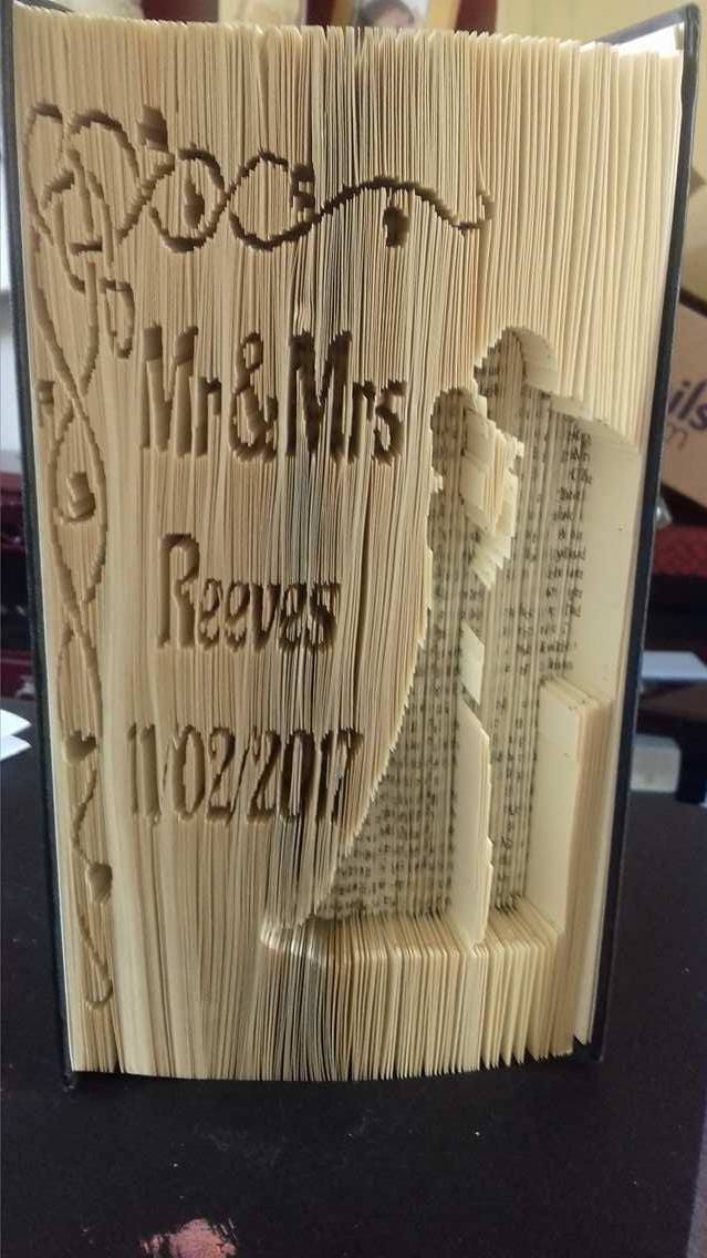 Wedding Vines-book Folding Pattern-custom-cut & Fold PATTERN | Etsy