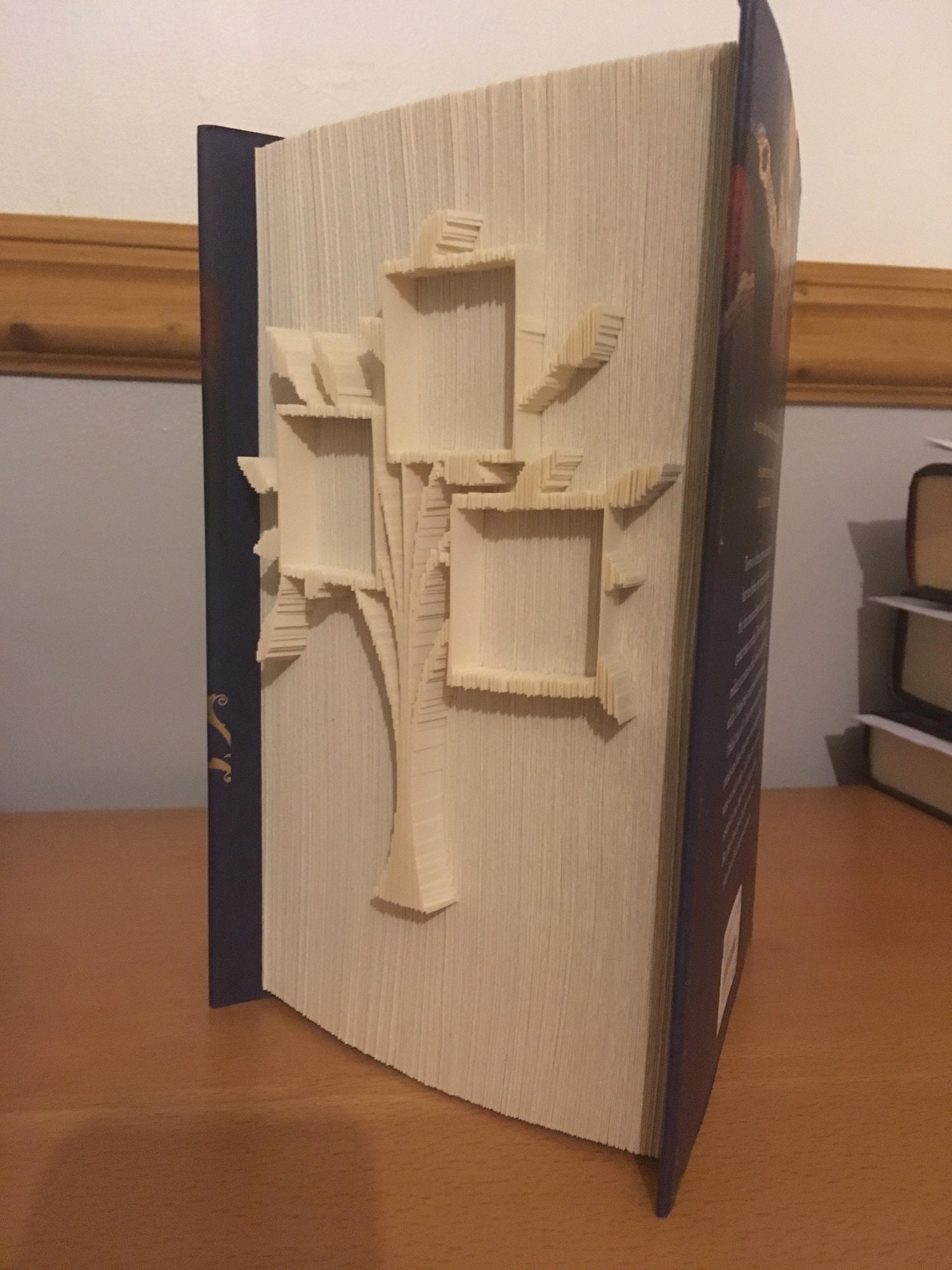 Family Tree Photo Frame CUT & Fold Book Folding Pattern (digital ...