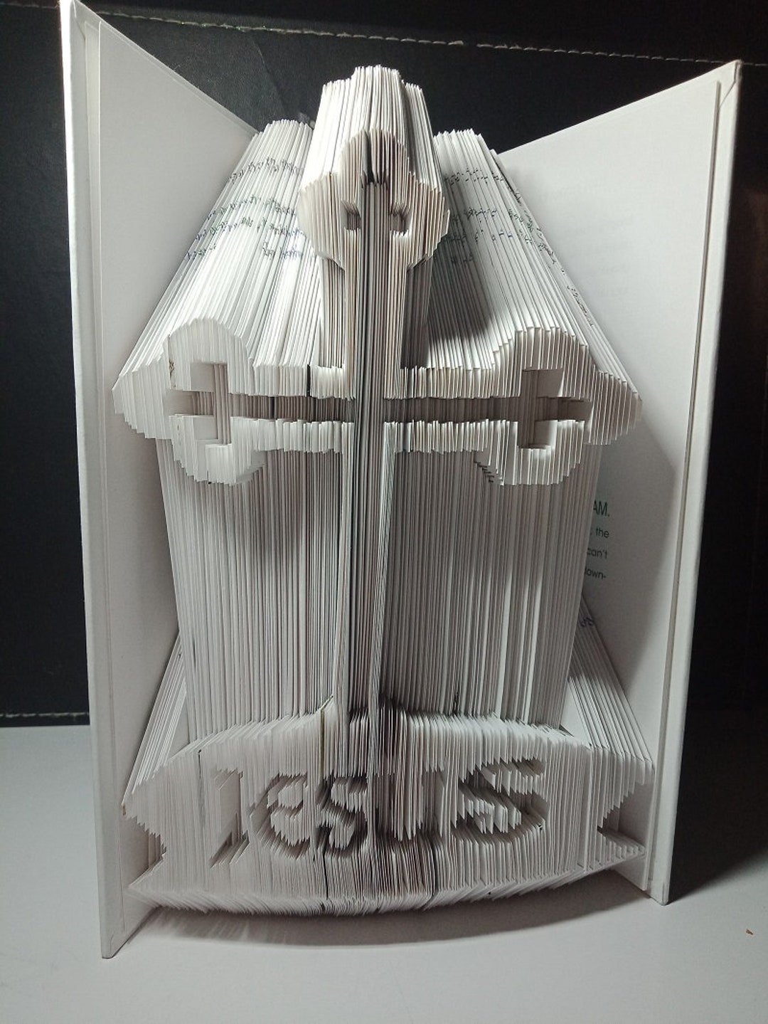 Jesus Cross Combi Book Folding Pattern digital Download - Etsy