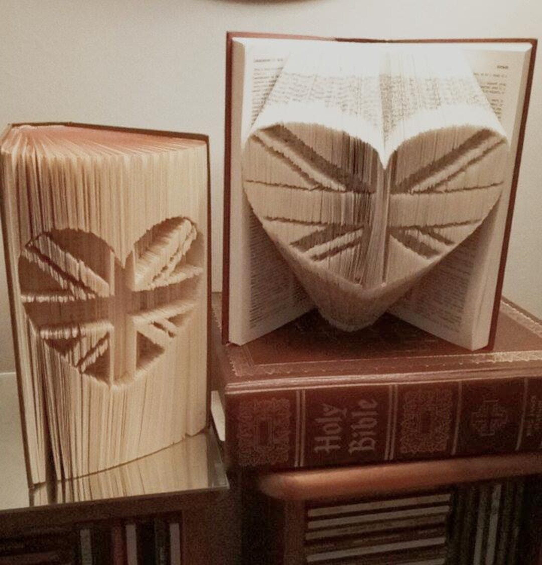 Union Flag Combi or Cut & Fold Book Folding Pattern (PATTERN ONLY ...