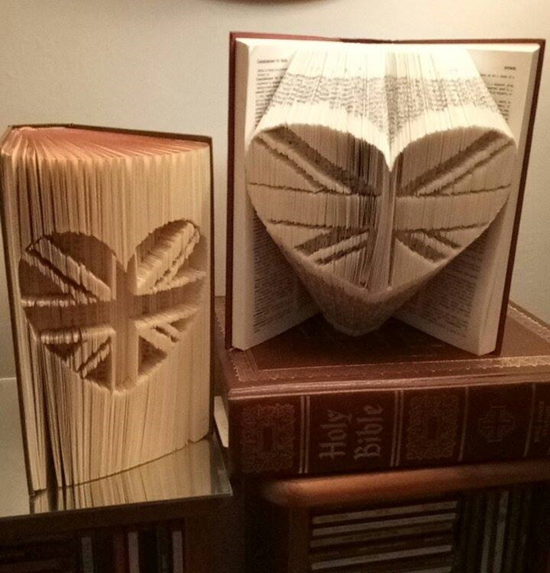 Union Flag Combi or Cut & Fold Book Folding Pattern PATTERN ONLY Union ...