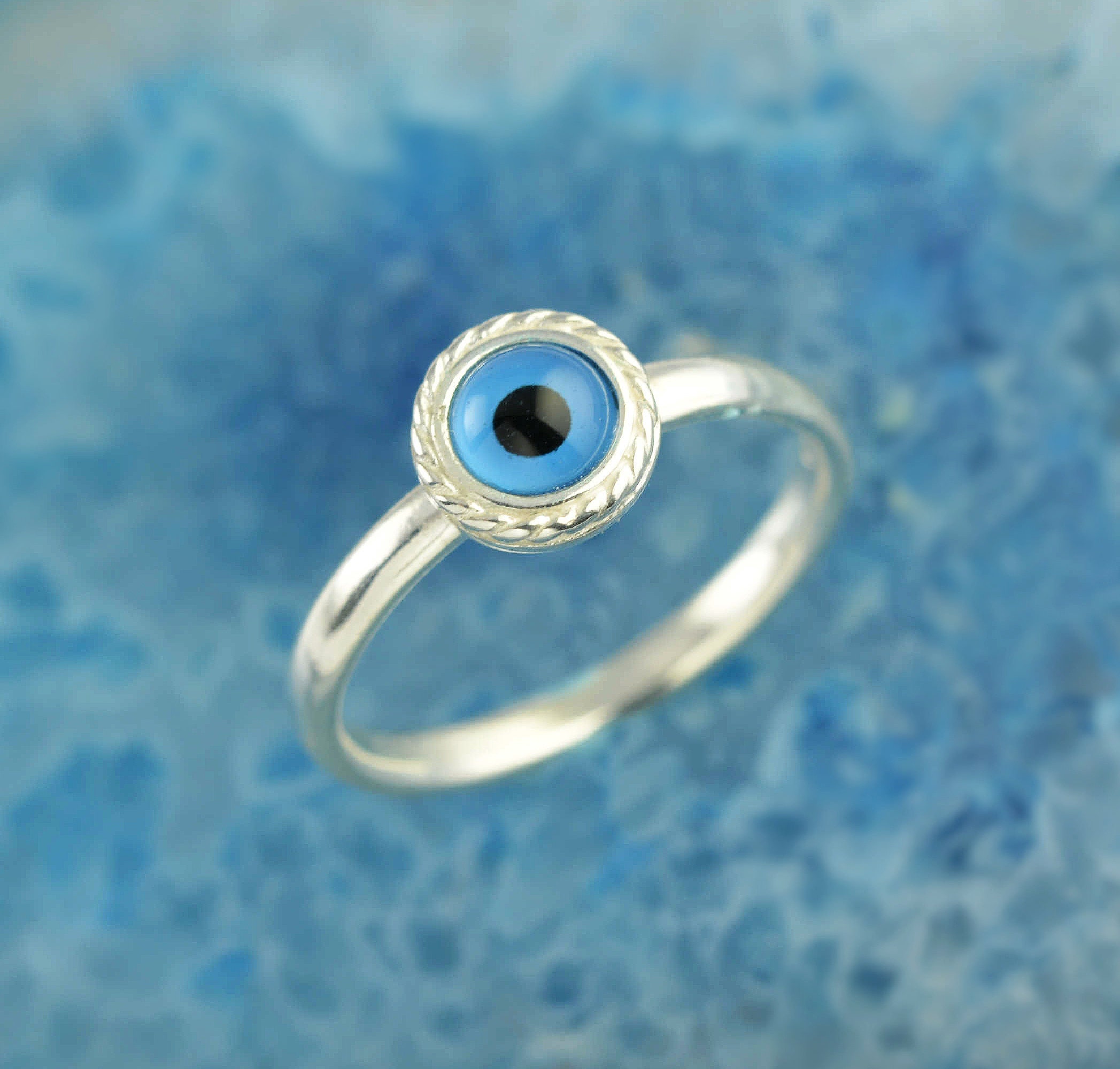 Good Luck Eye Silver Ring Eye Ring Good Luck Ring Good Luck | Etsy