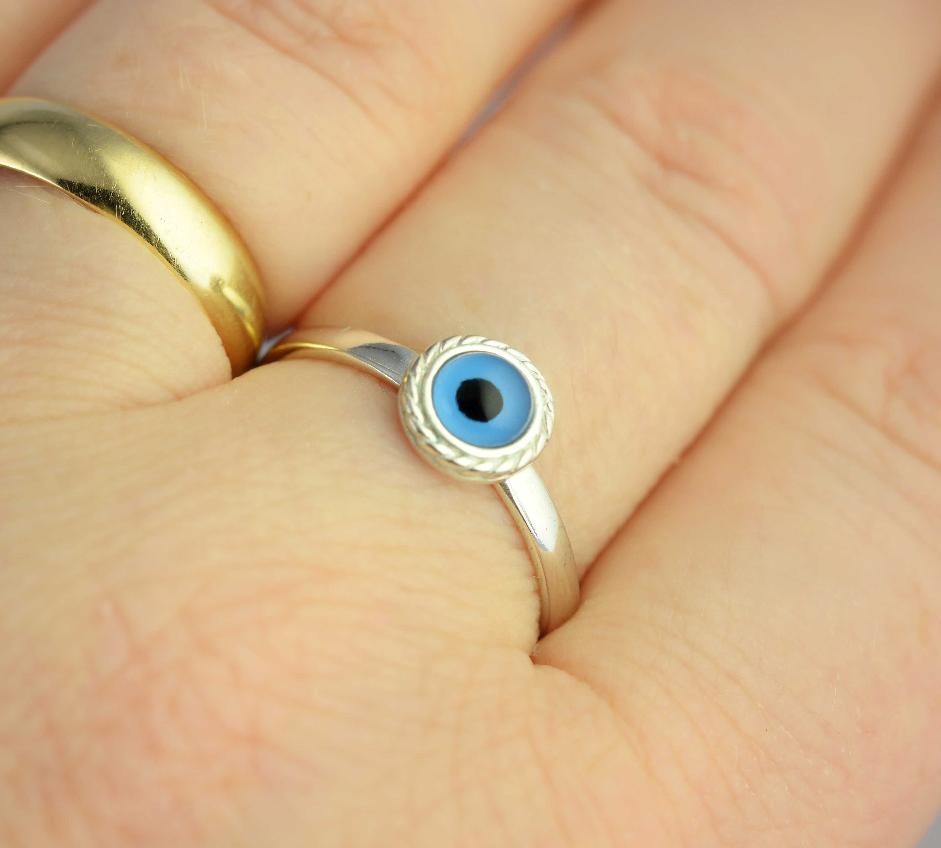Good Luck Eye Silver Ring Eye Ring Good Luck Ring Good Luck | Etsy